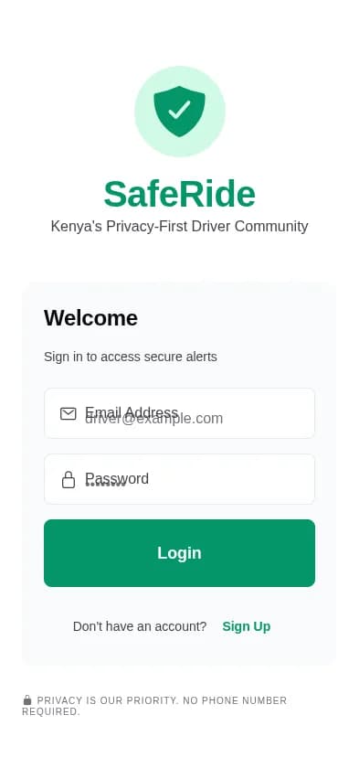 SafeRide Driver Community
