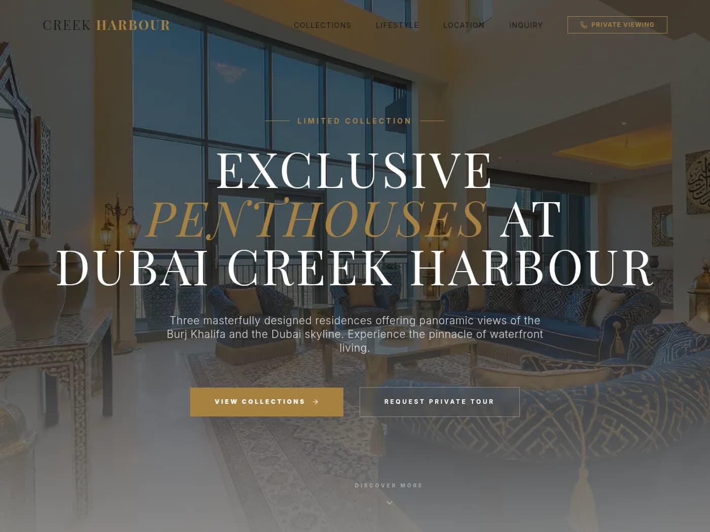 Dubai Creek Penthouses Page