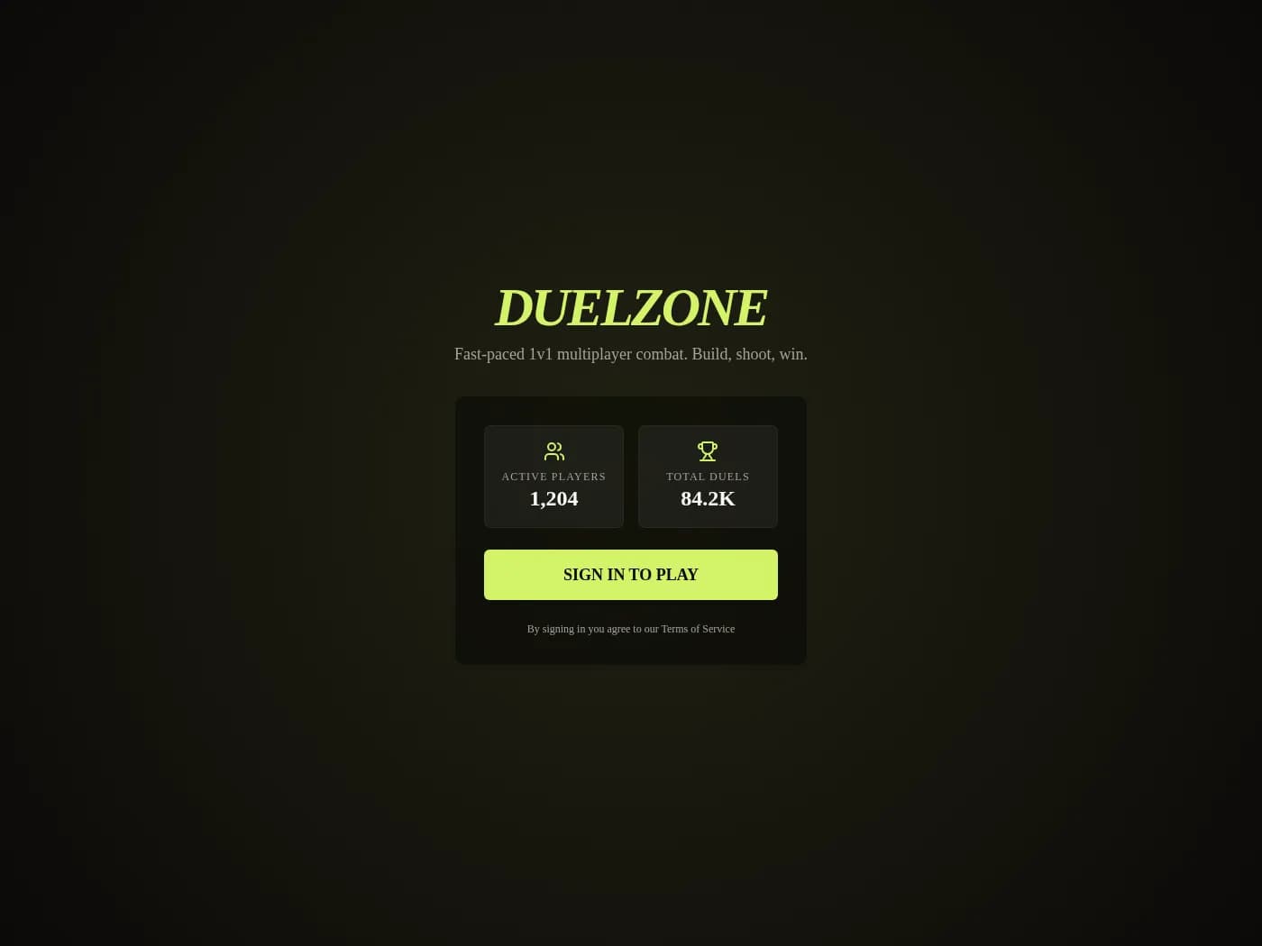 DuelZone Multiplayer Game