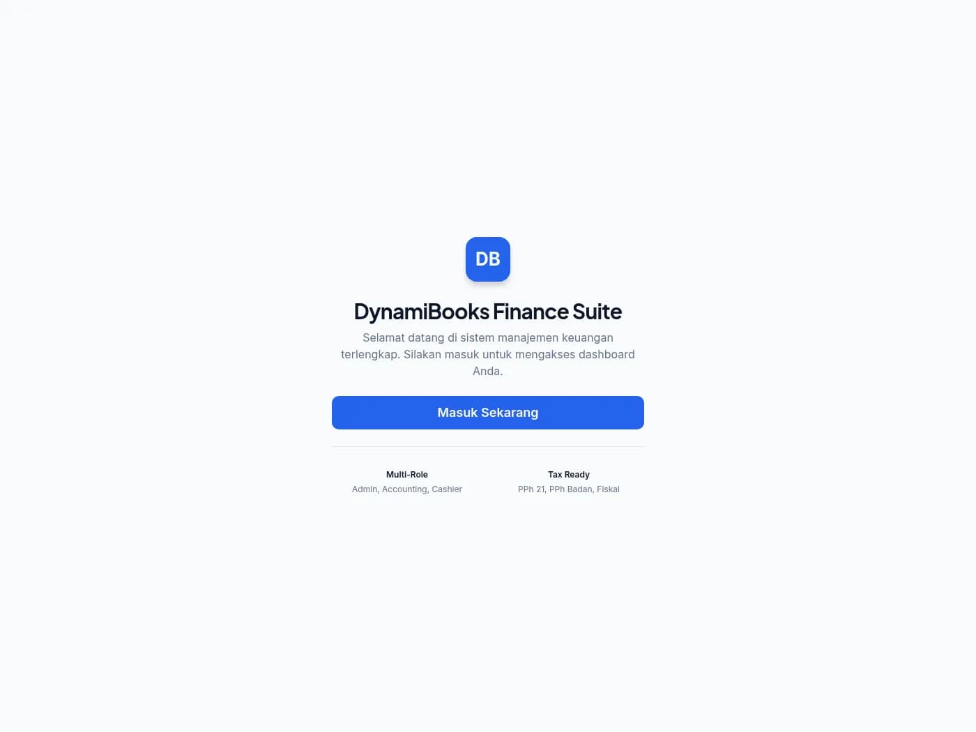 DynamiBooks Finance Suite