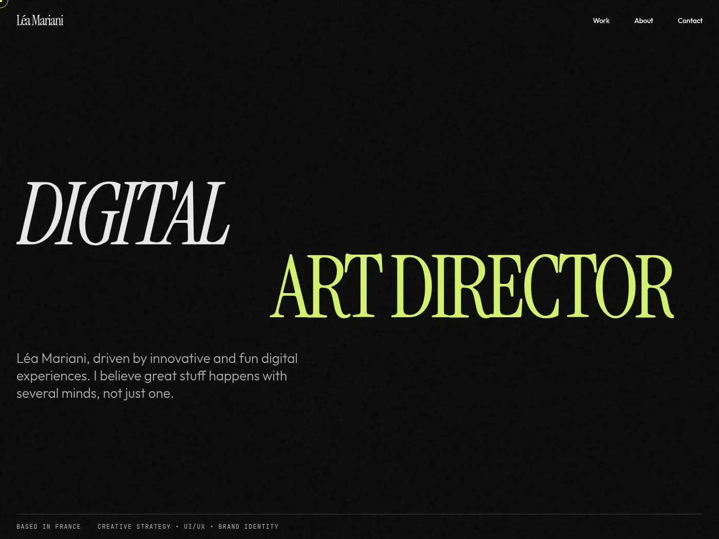 Dynamic Creative Portfolio