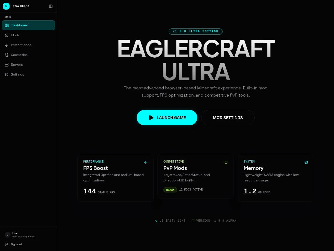 Eaglercraft Ultra Client