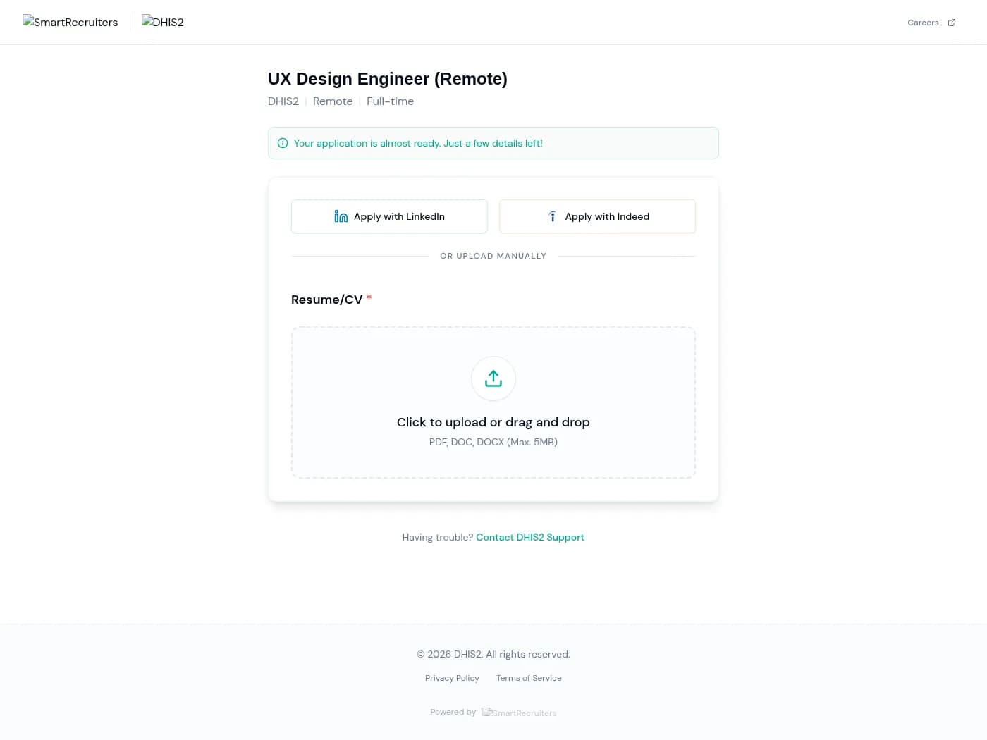 Easy Apply Form Clone