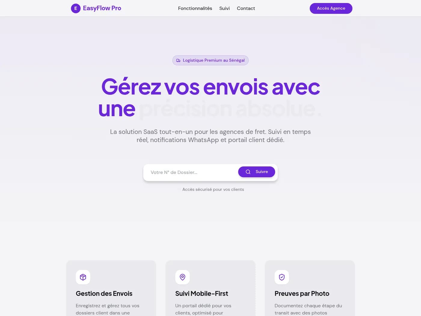 EasyFlow Pro Logistique