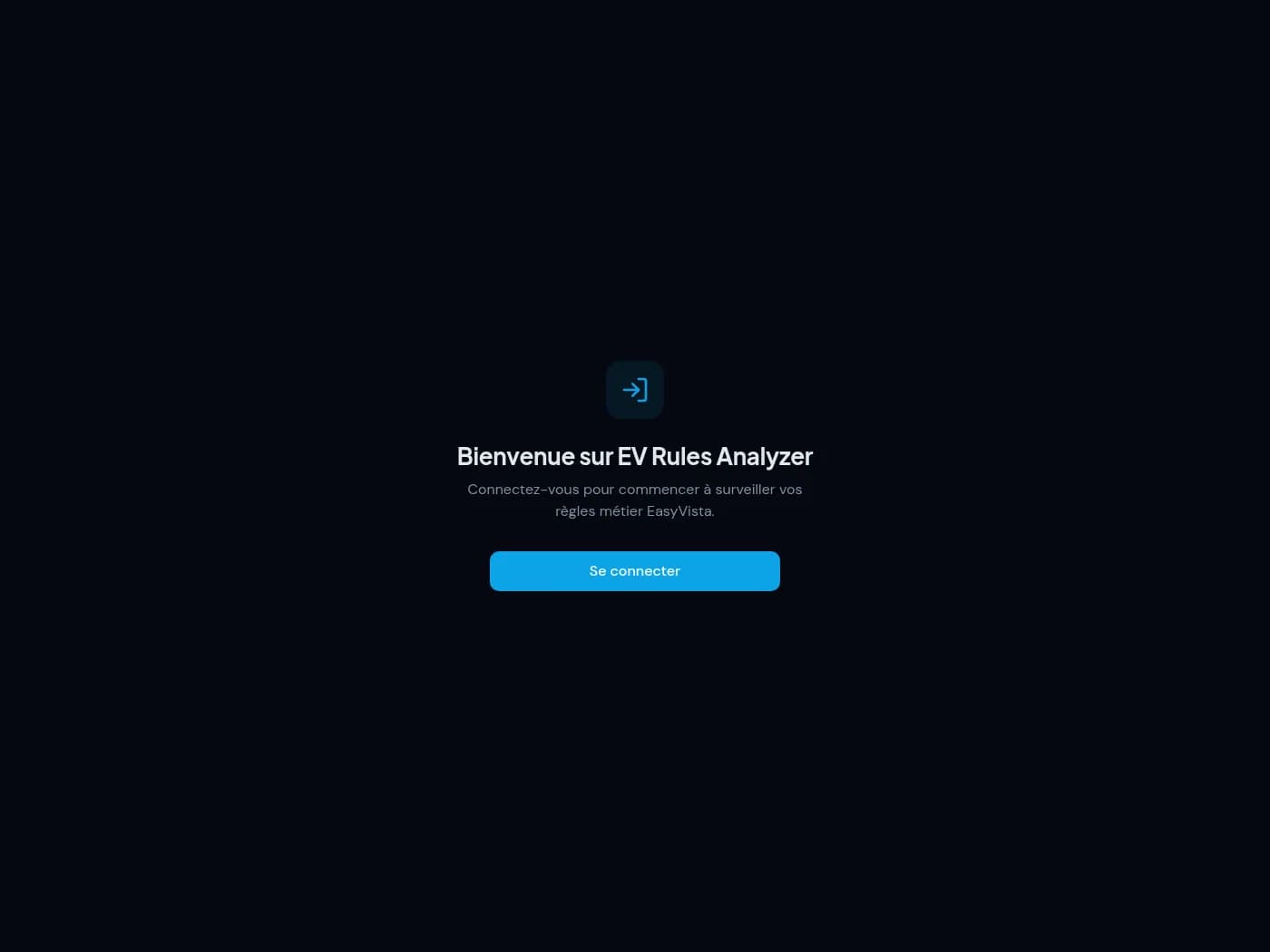 EasyVista Rules Analyzer