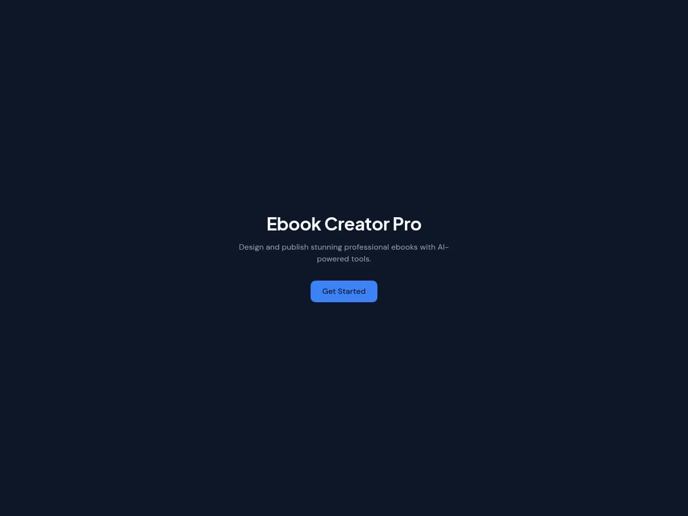 Ebook Creator Pro