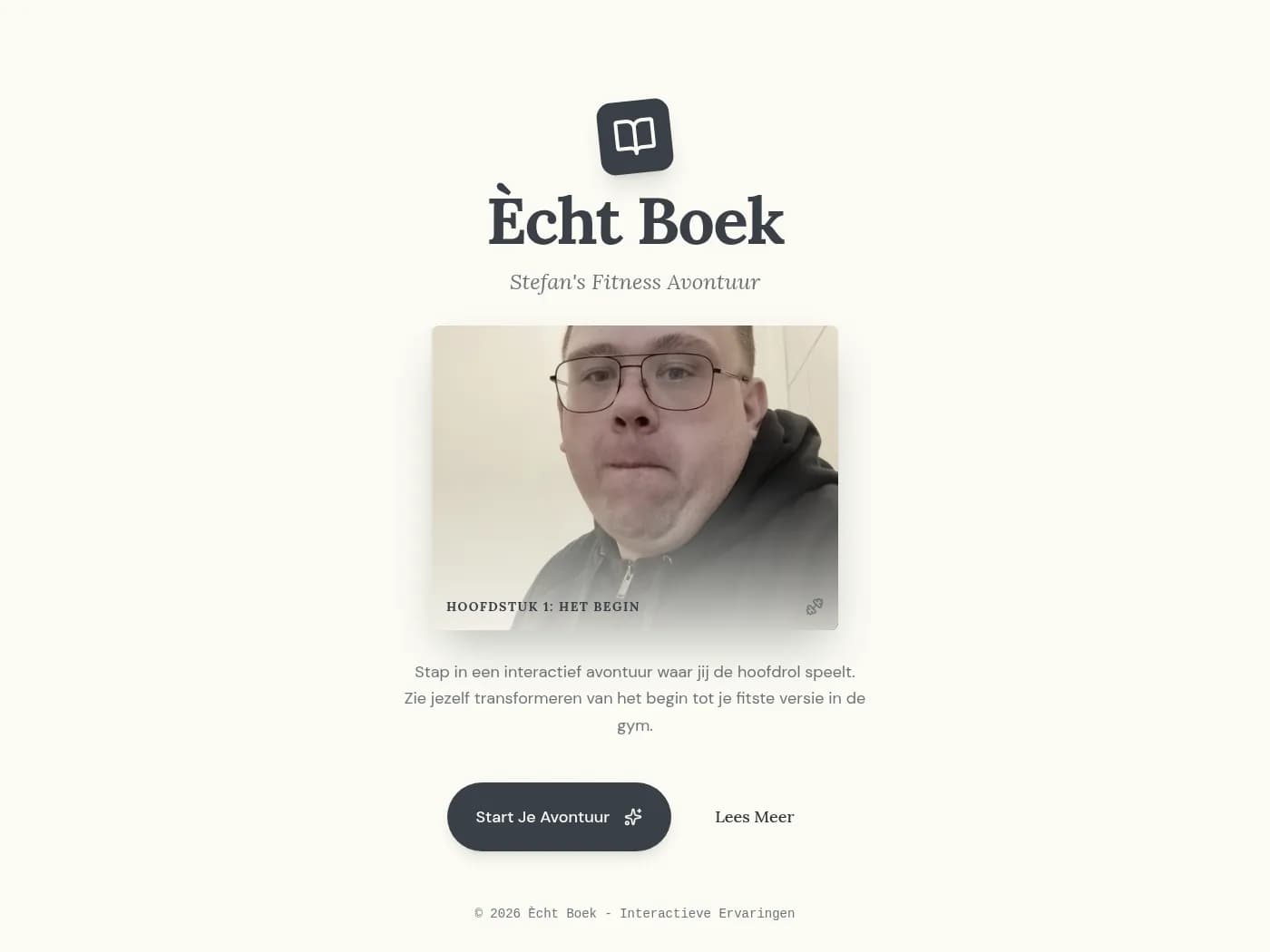 Ècht Boek Fitness Avontuur