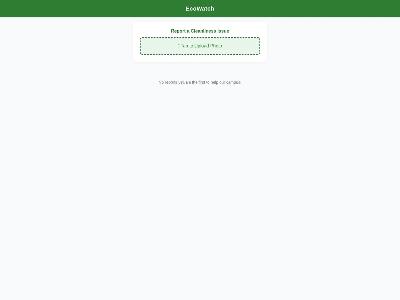 EcoWatch WebView UI