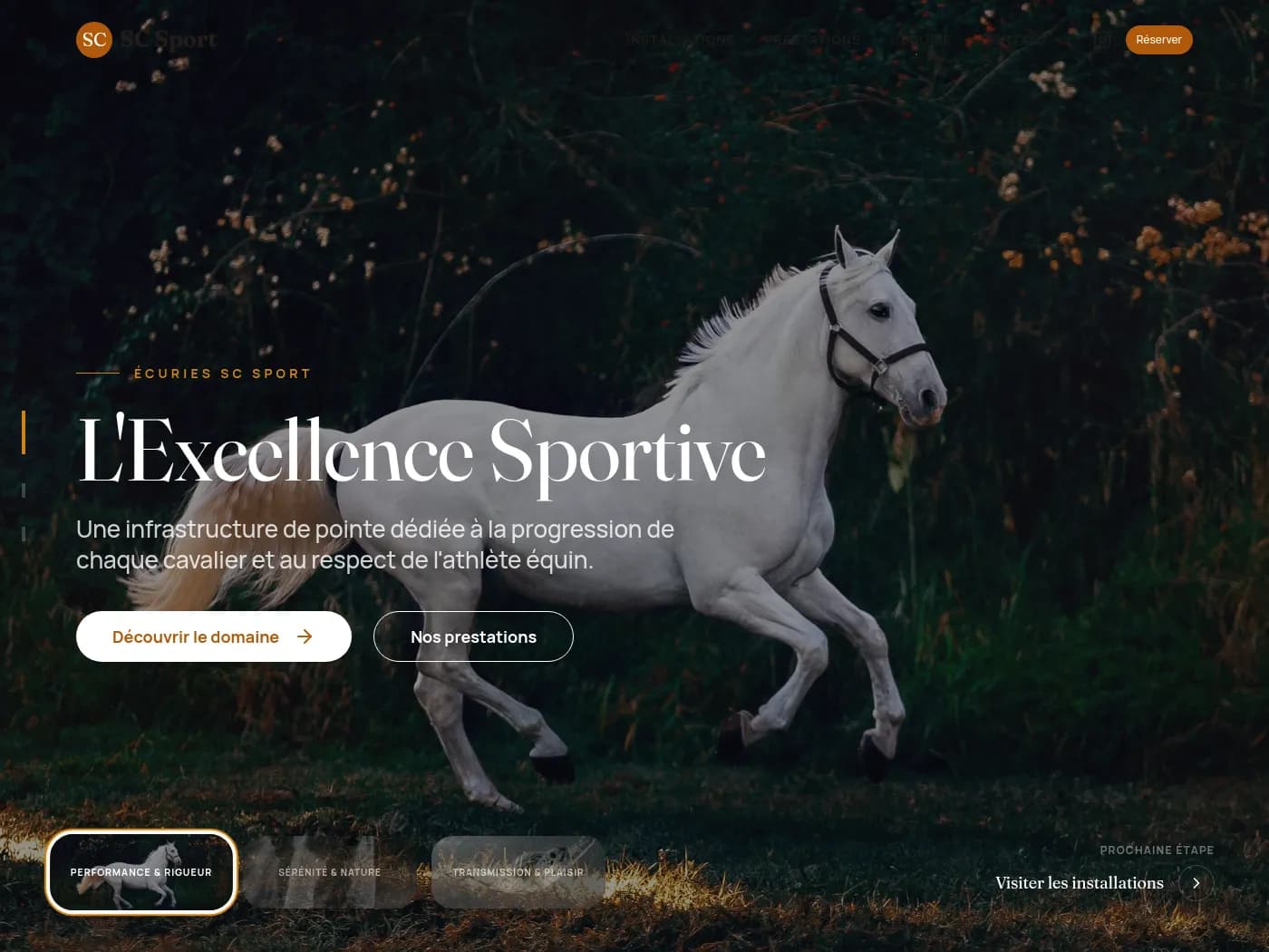 Ecuries SC Sport Pro Website