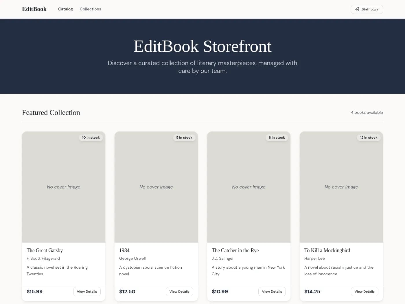 EditBook Storefront