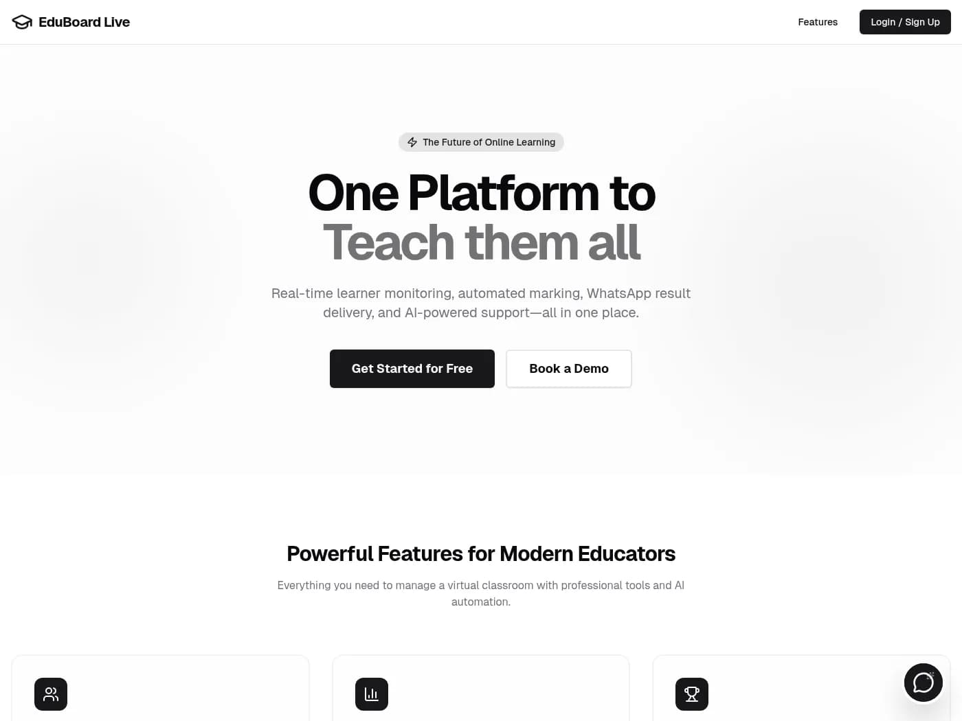 EduBoard Live Platform