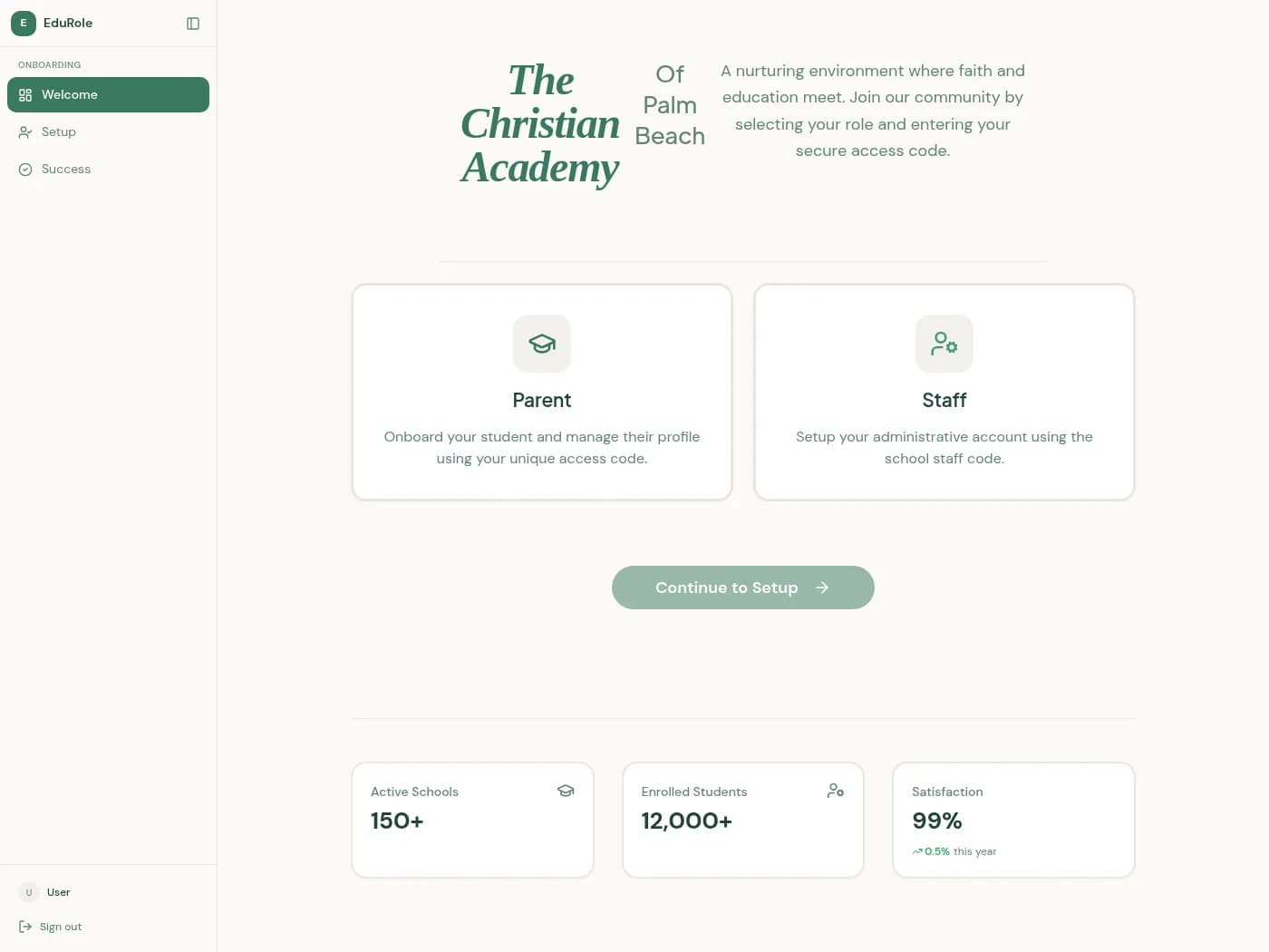 EduRole Onboarding Portal