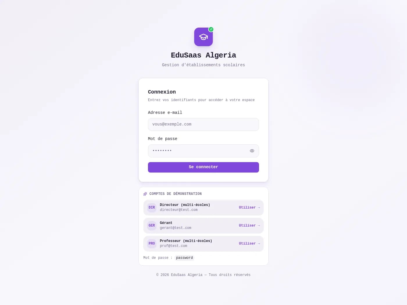 EduSaas Algeria