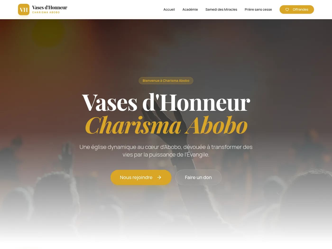 Vases d'Honneur Charisma Abobo