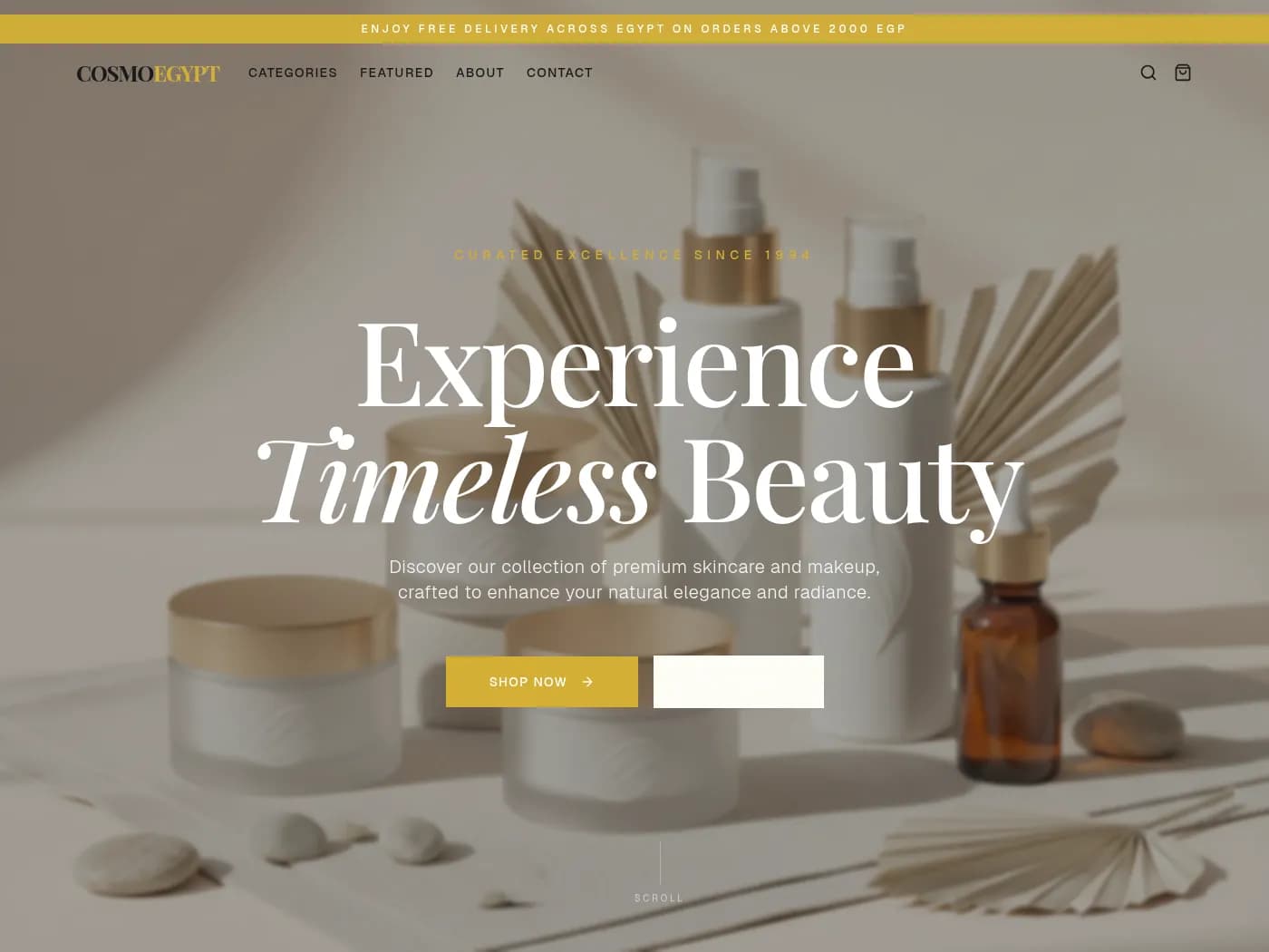 CosmoEgypt Storefront