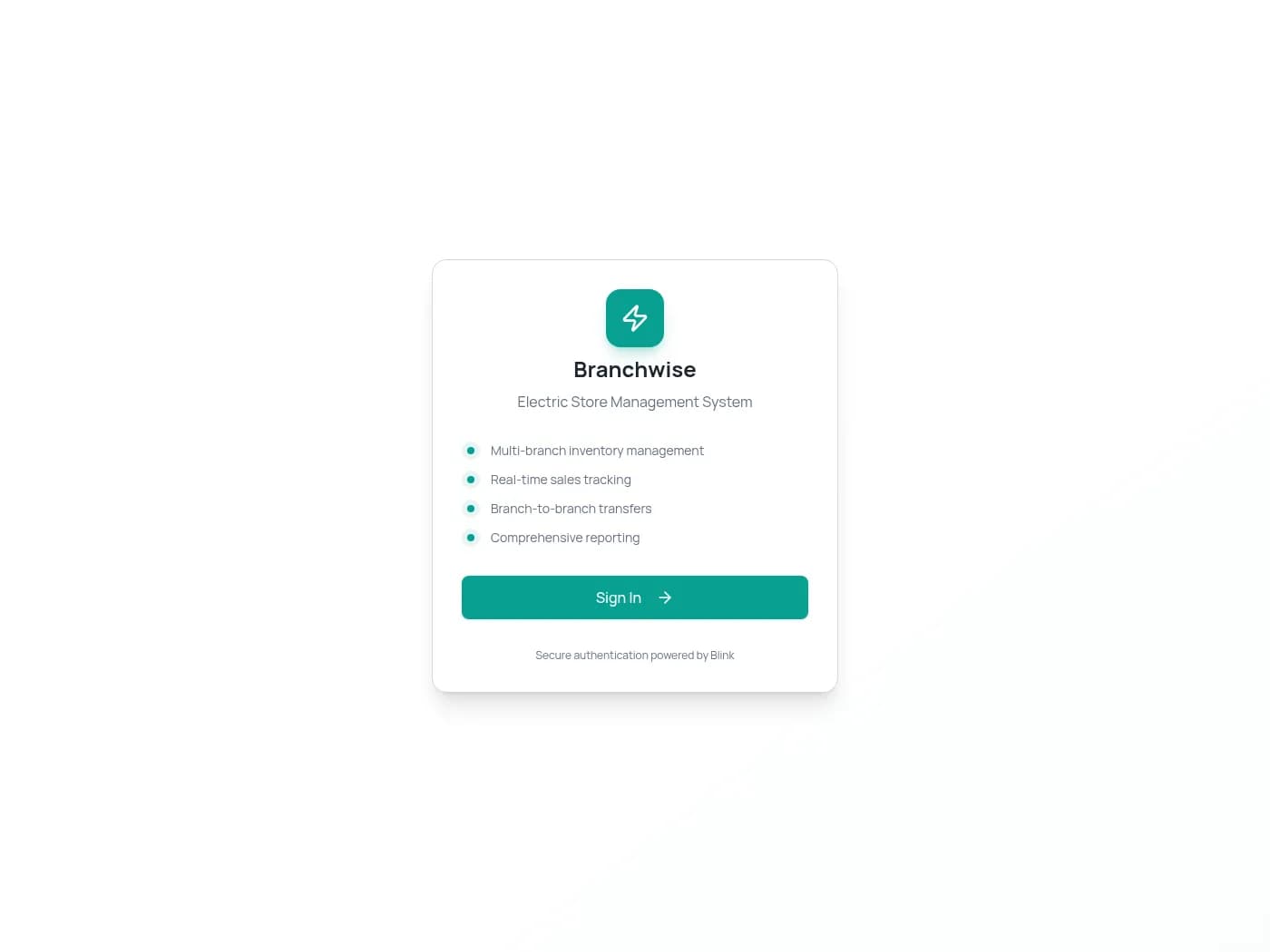 Branchwise Electric Manager