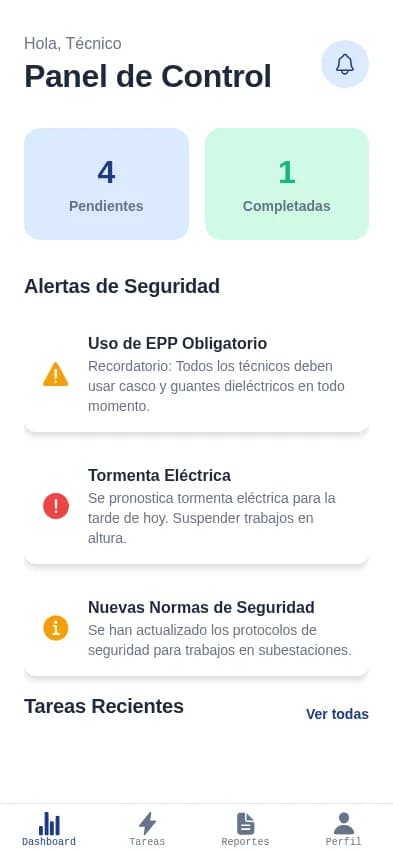 Electricidad Empresa App