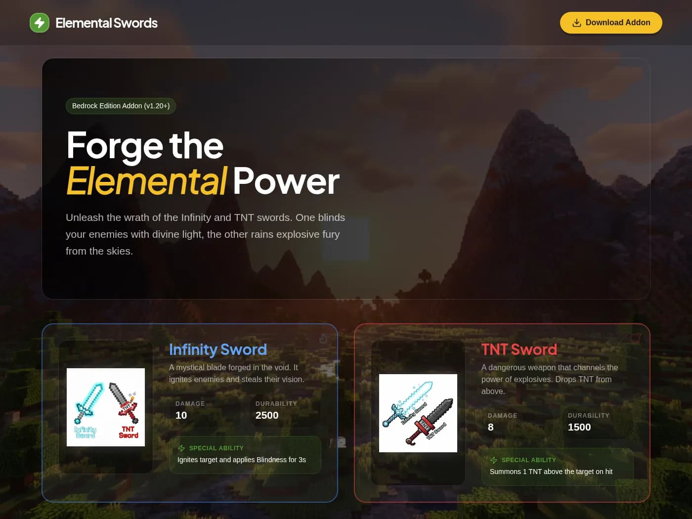 Elemental Swords Addon