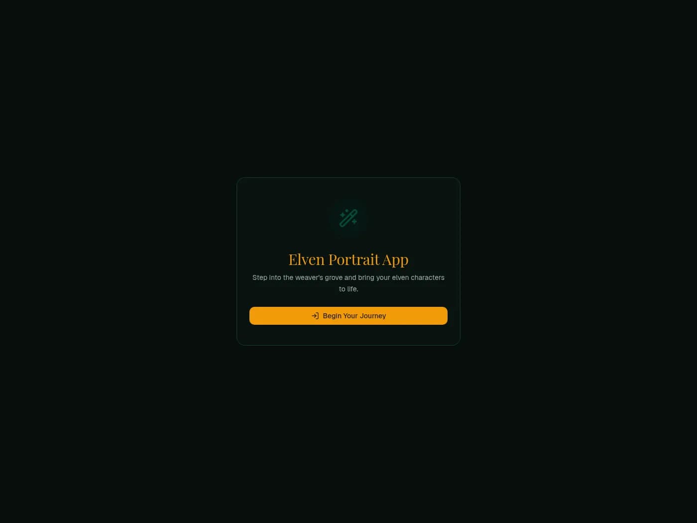 Elf Character Portrait App