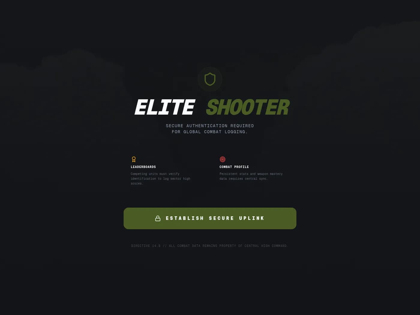 Elite Shooter Game