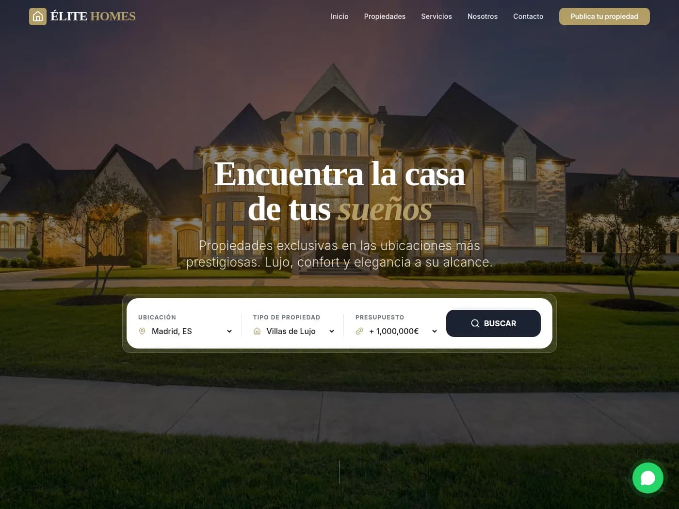 Élite Homes Web Portal