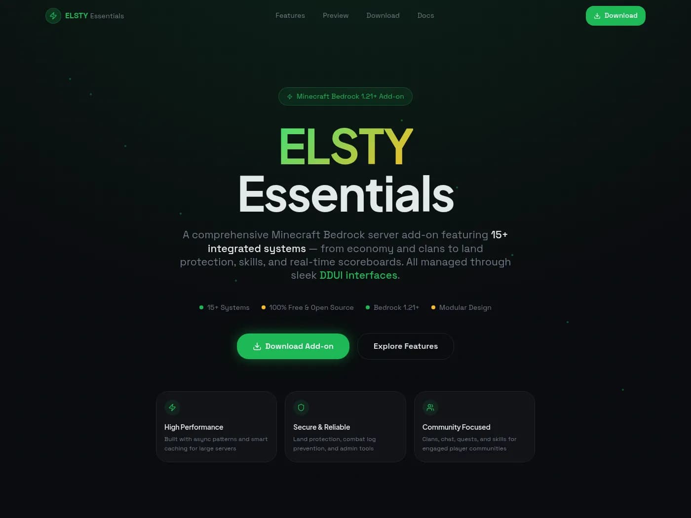 ELSTY Essentials Add-on