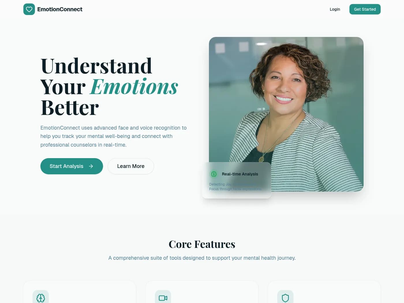 EmotionConnect Counselor Web