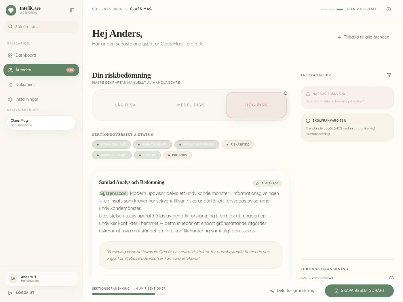 Empathy Case Manager UI