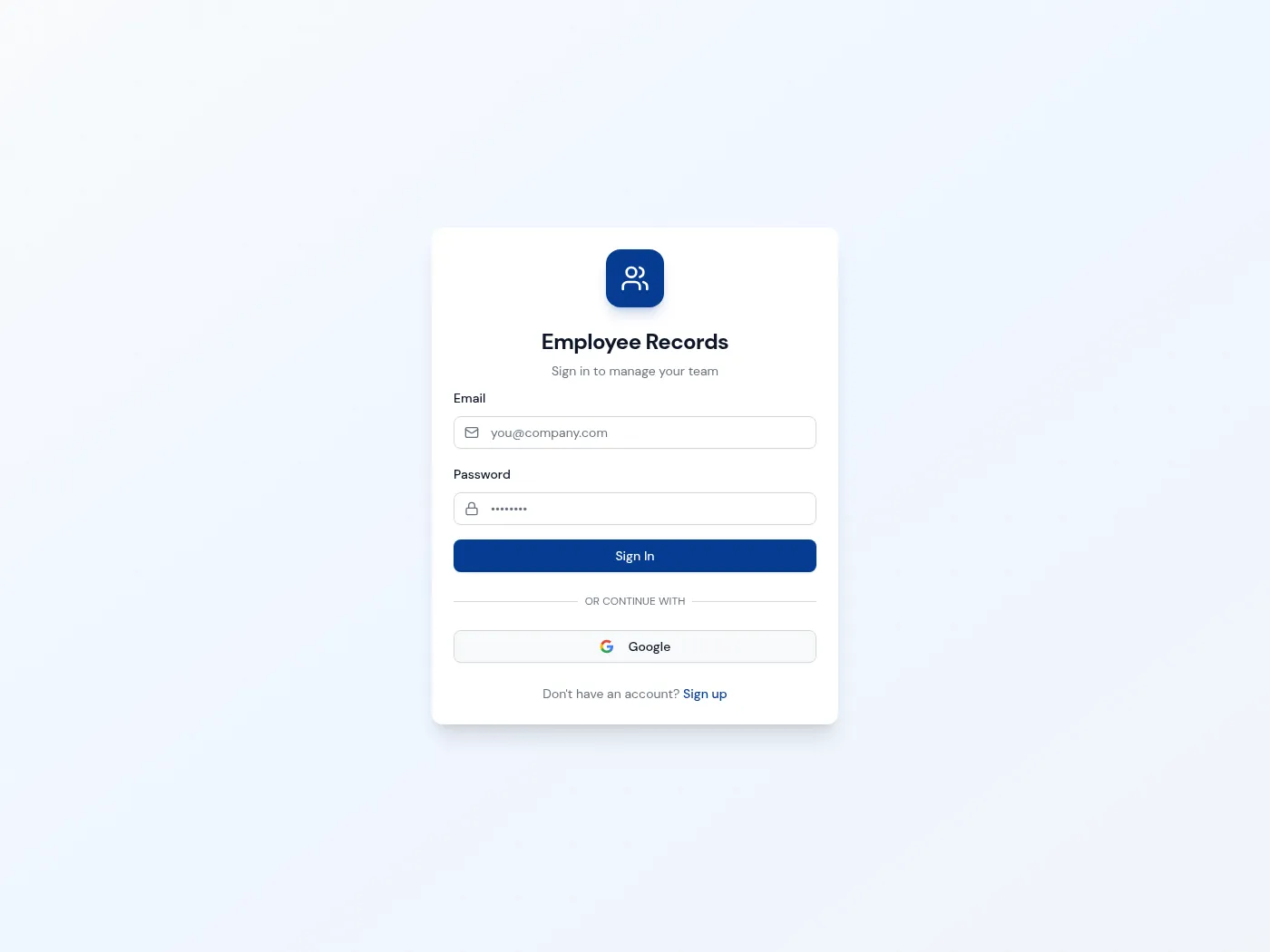 Employee Records Pro