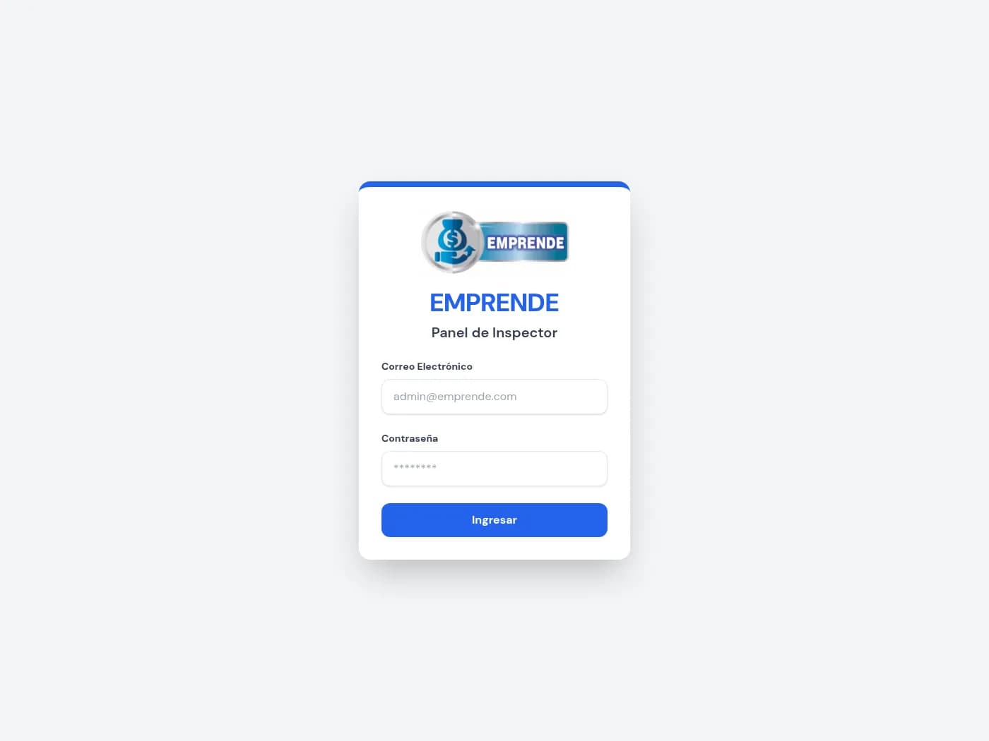 Emprende Inspector Panel