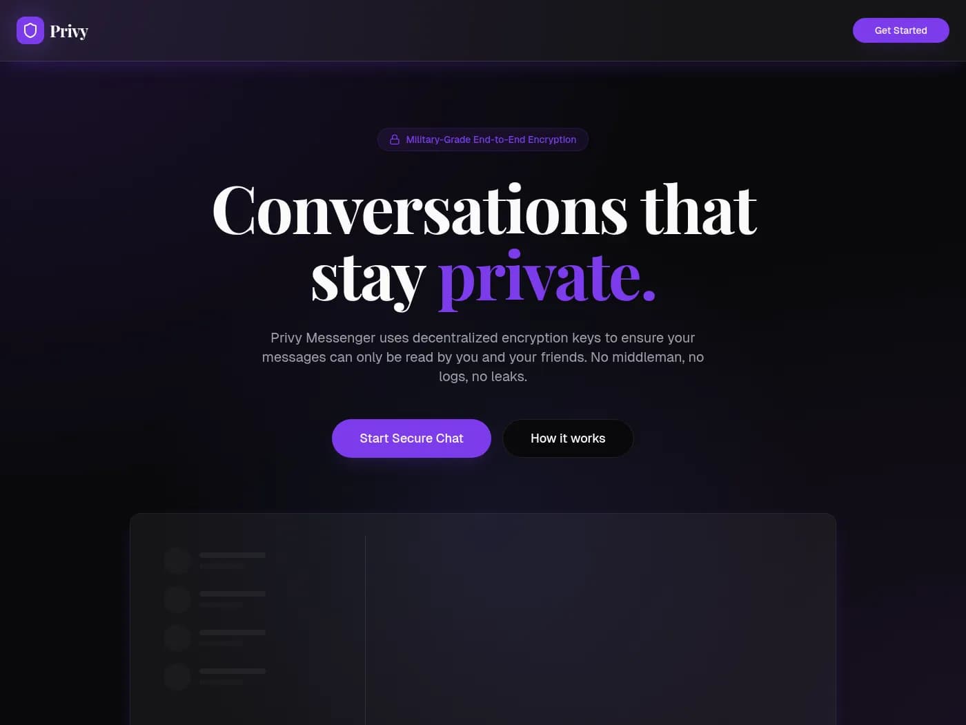 Privy Messenger