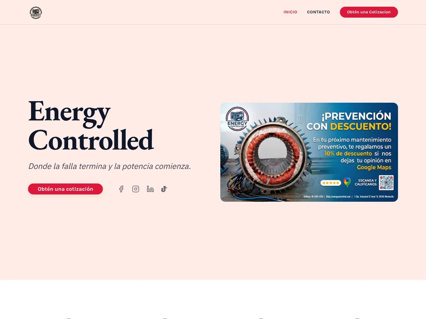 Energy Controlled Site