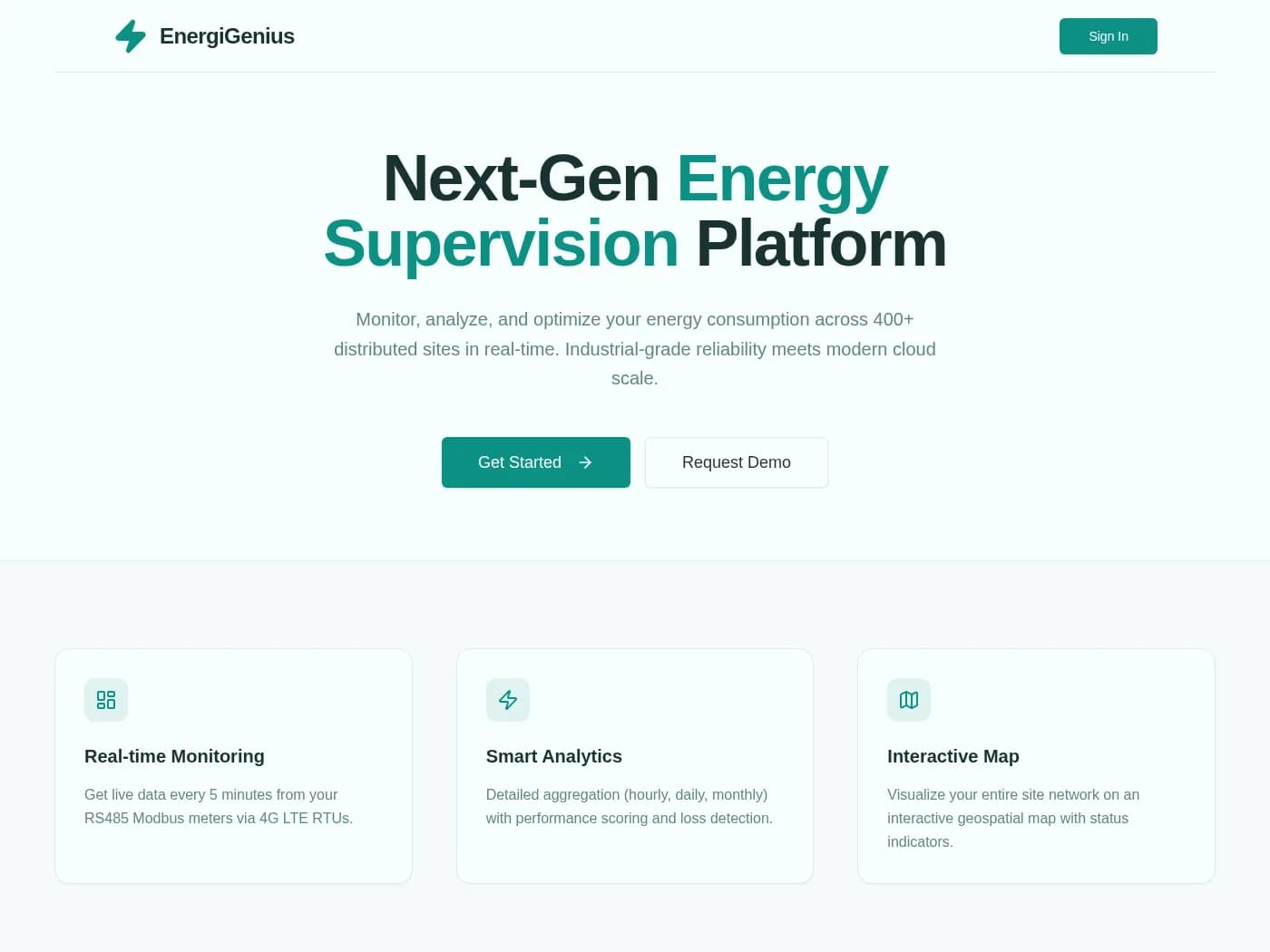 EnergiGenius Platform