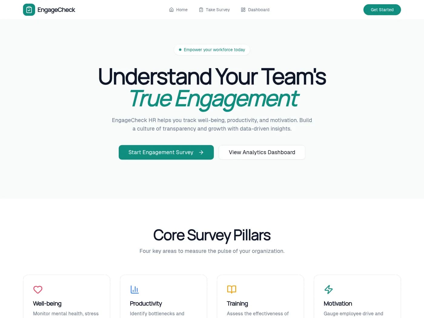 EngageCheck HR Survey