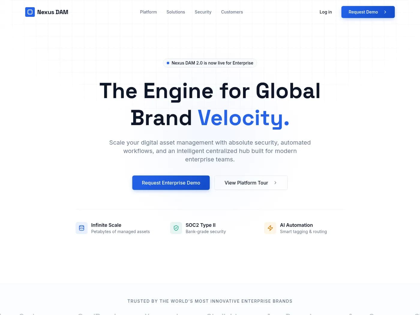 Enterprise DAM Website