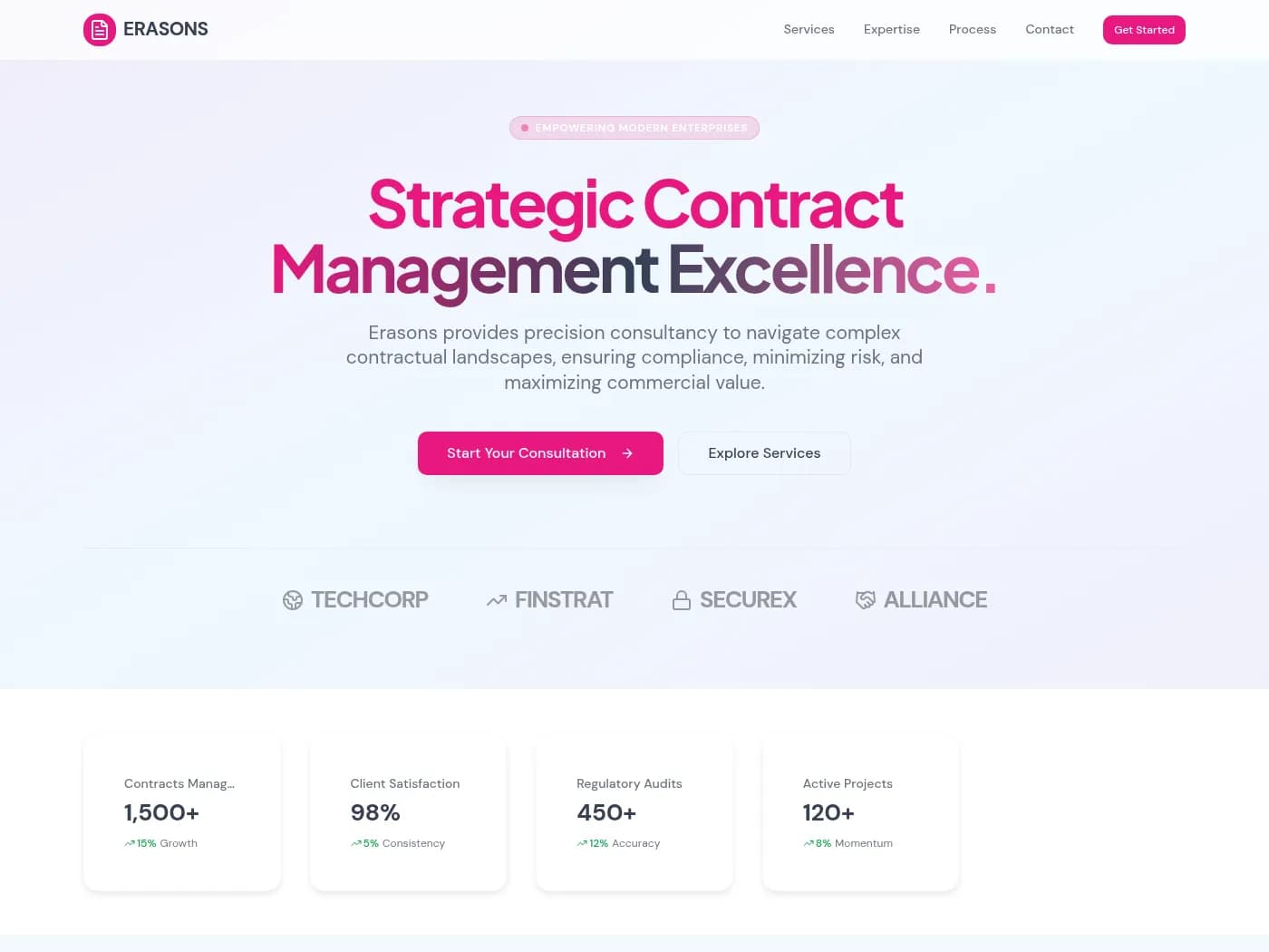 Erasons Consultancy Site