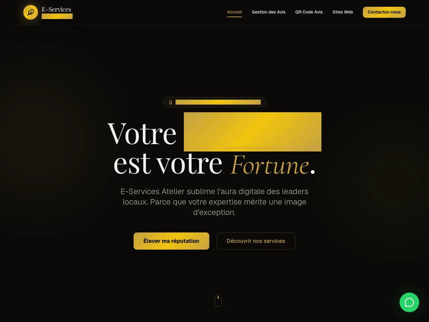 E-Services Atelier Site