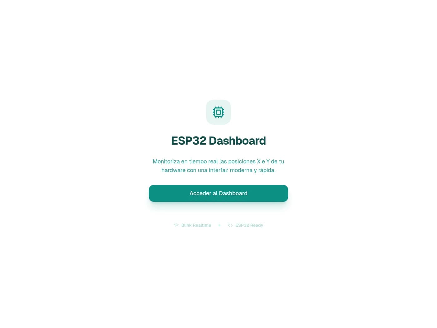 ESP32 Real-Time Dashboard