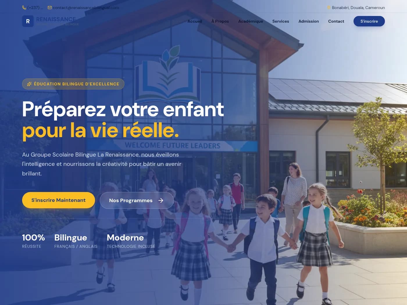 Groupe Scolaire Bilingue Maternelle et Primaire LA RENAISSANCE
