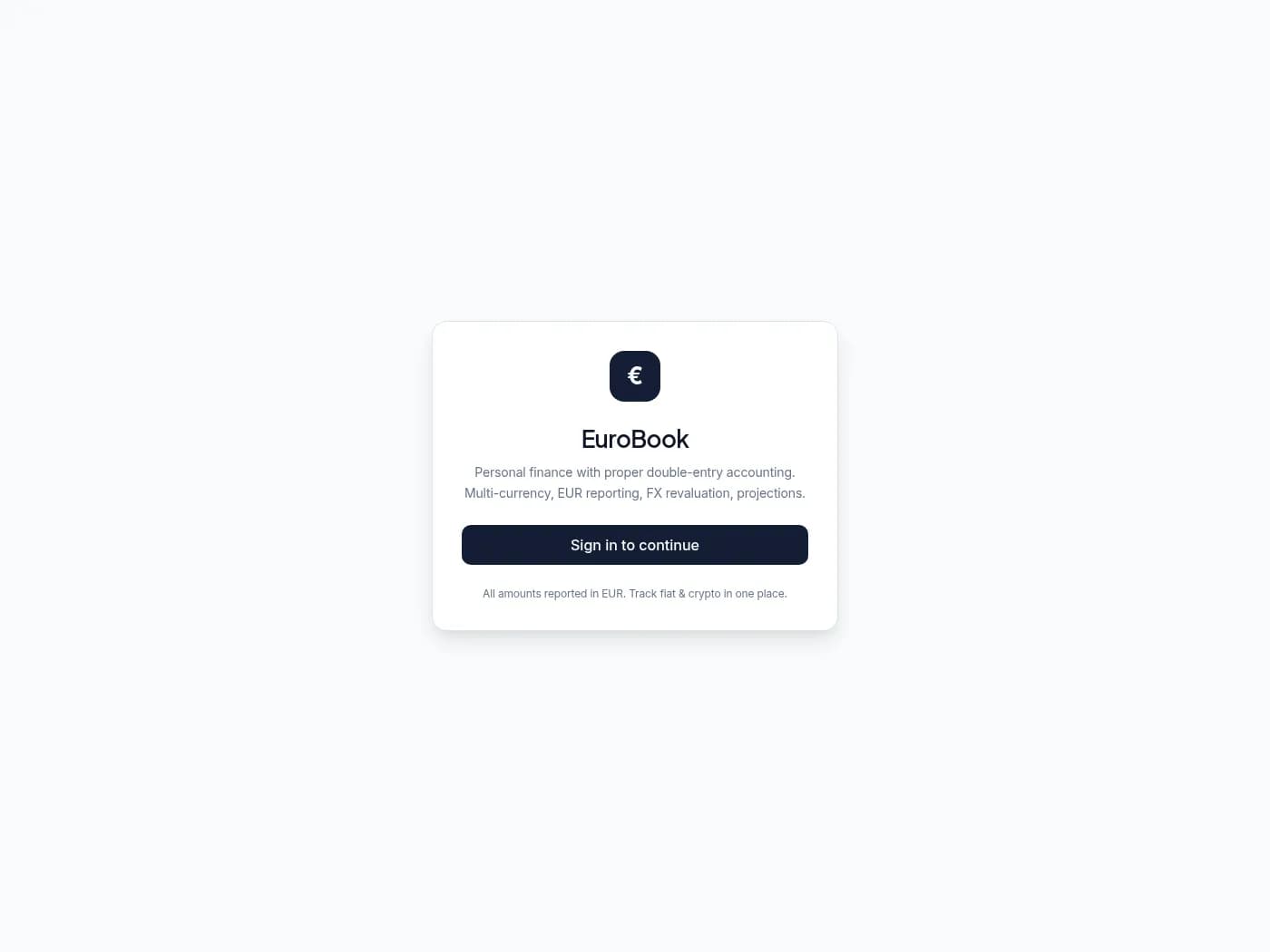 EuroBook Personal Finance