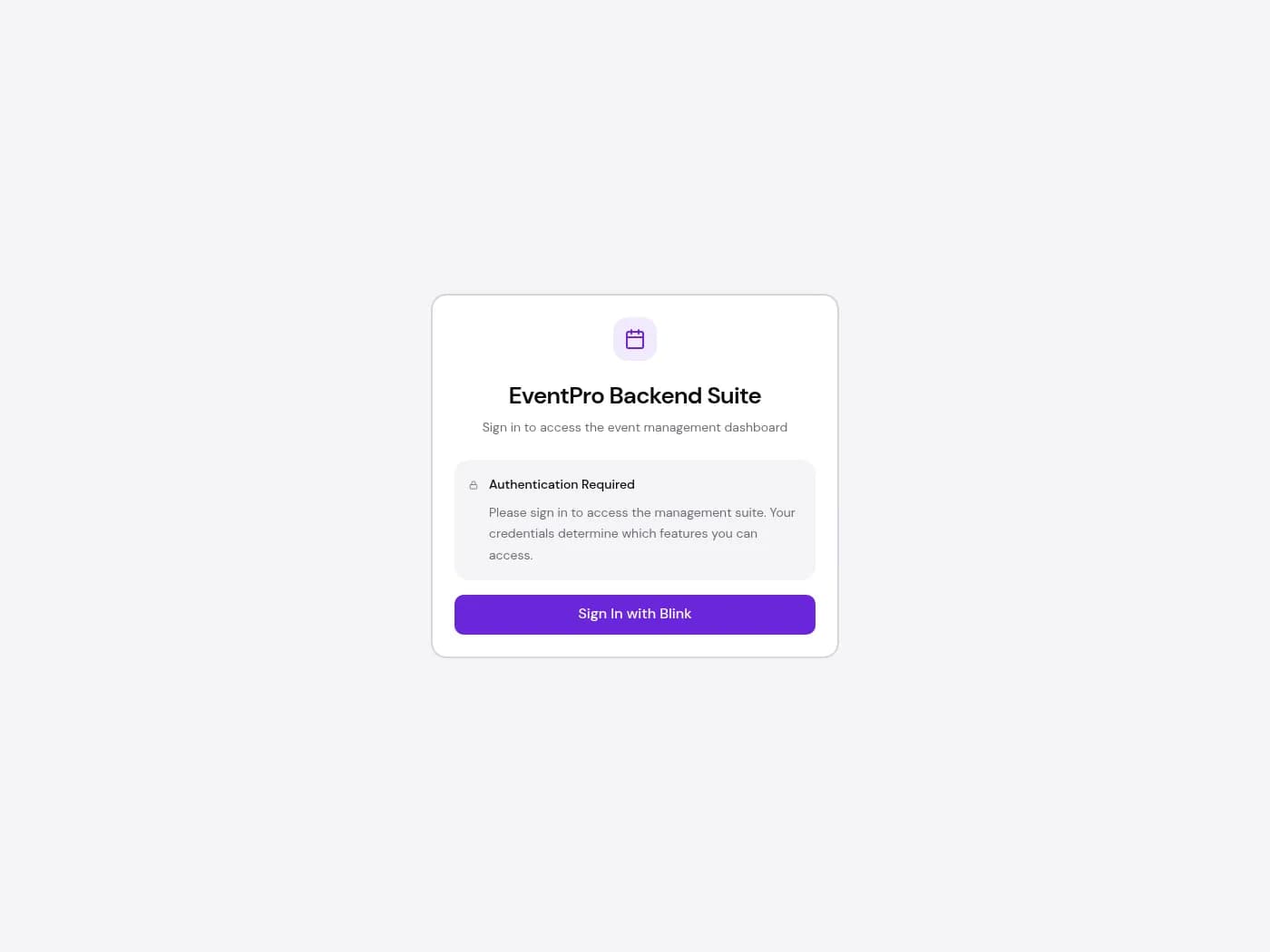 EventPro Backend Suite