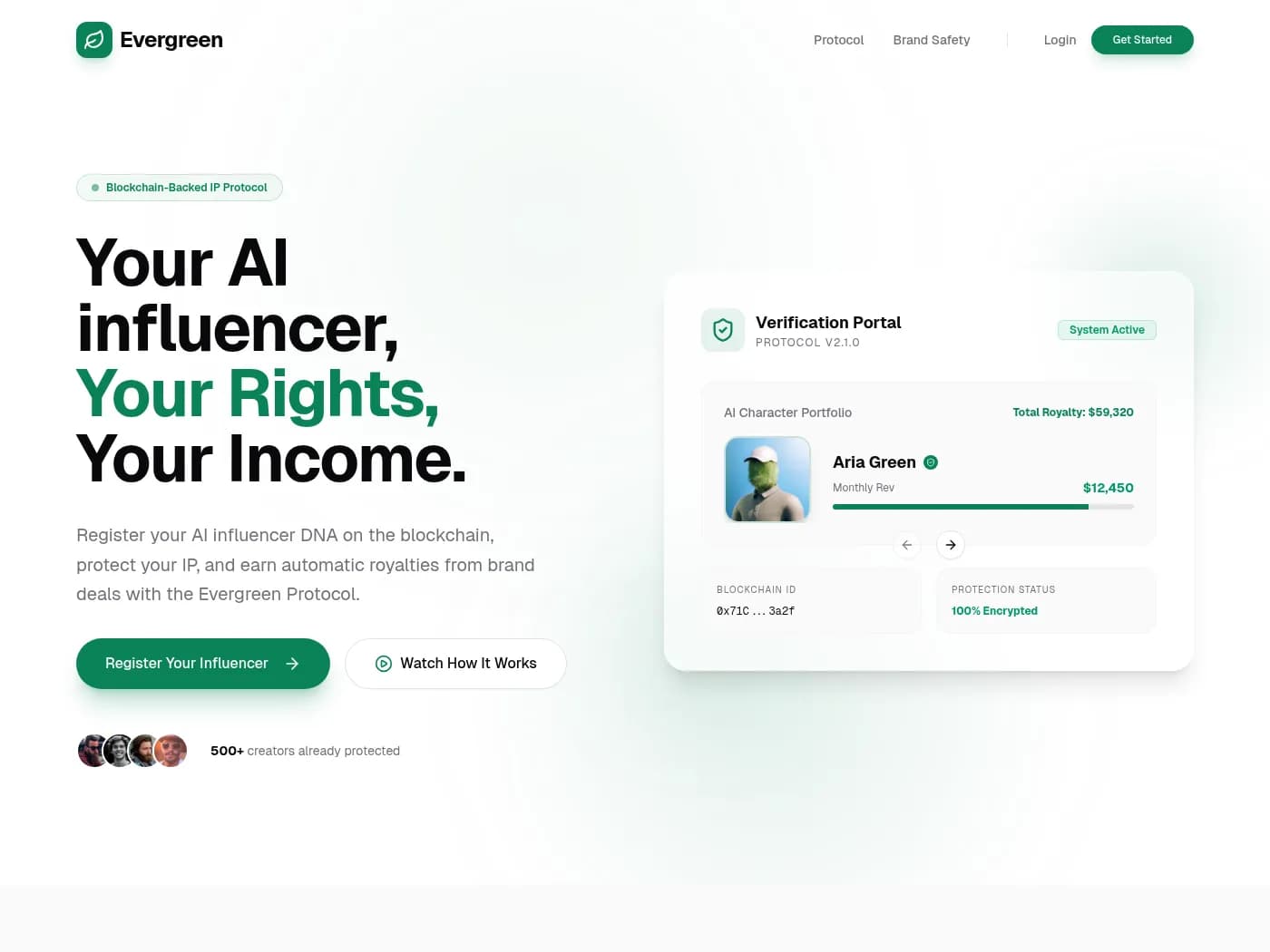 Evergreen SaaS Landing Page
