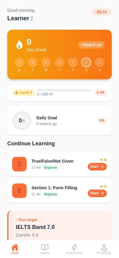 ExamSprint English App