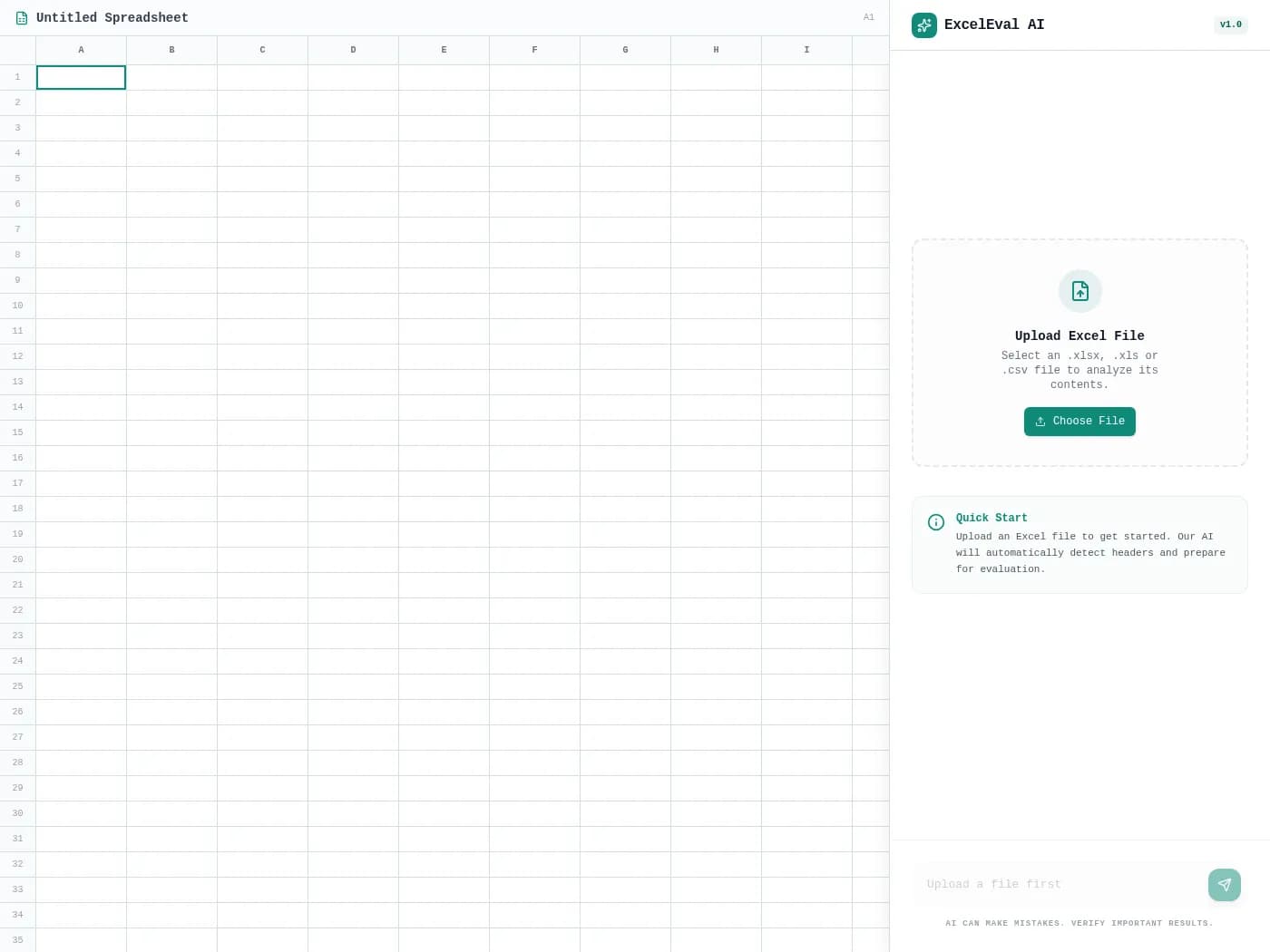 ExcelEval Tool