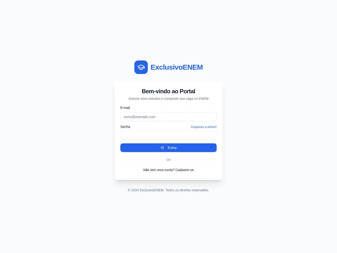 ExclusivoENEM Study Portal