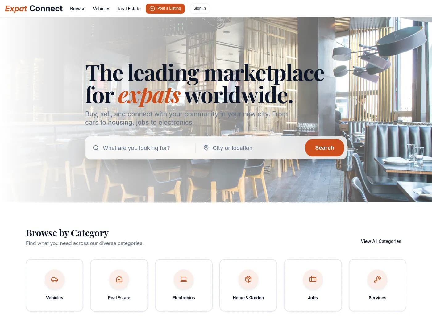 ExpatConnect Platform