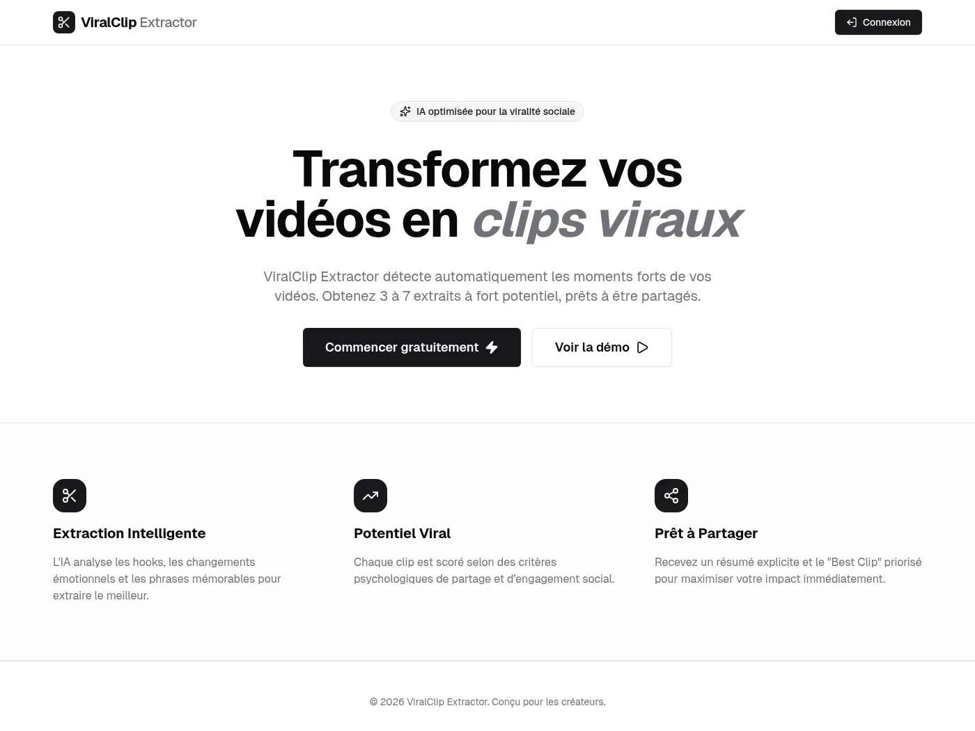 ViralClip Extractor