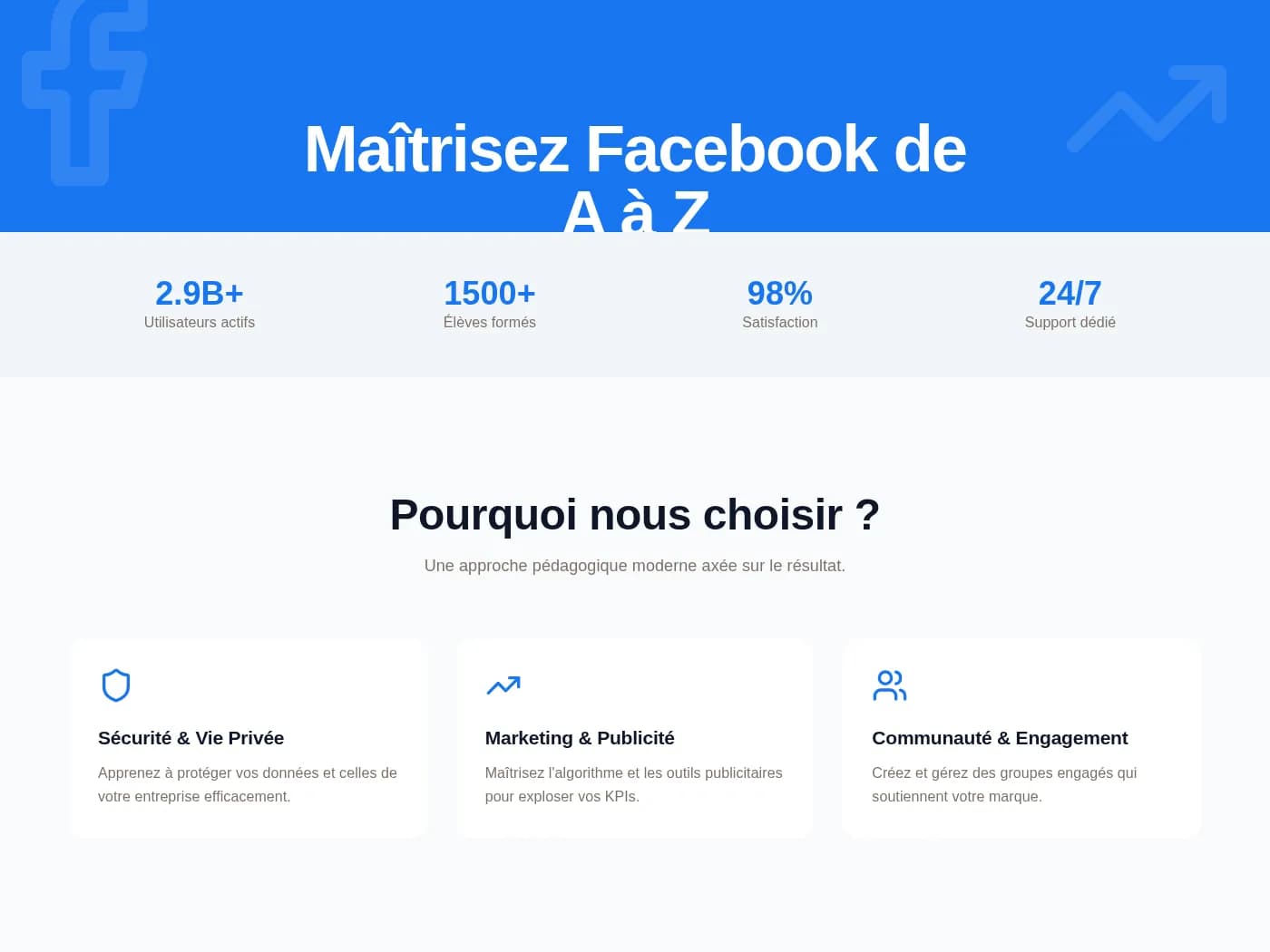 Facebook Training Hub