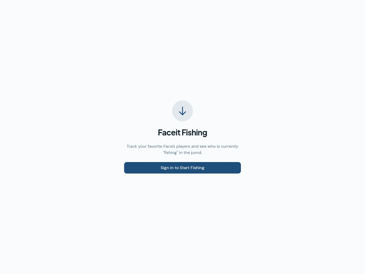 Faceit Fishing Dashboard