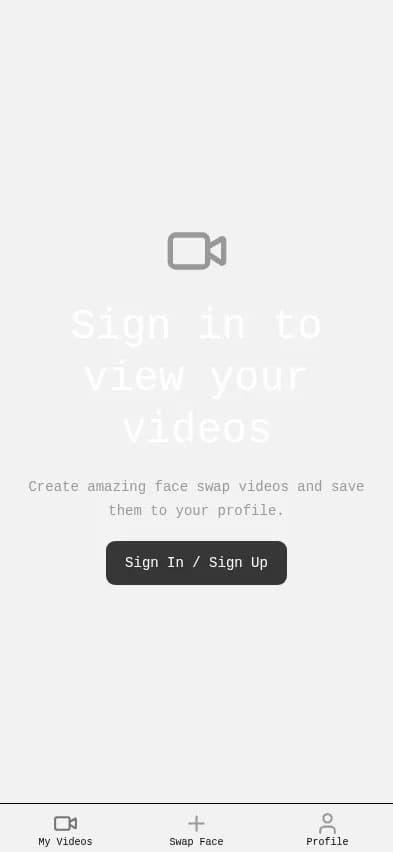 FaceSwap Video Maker